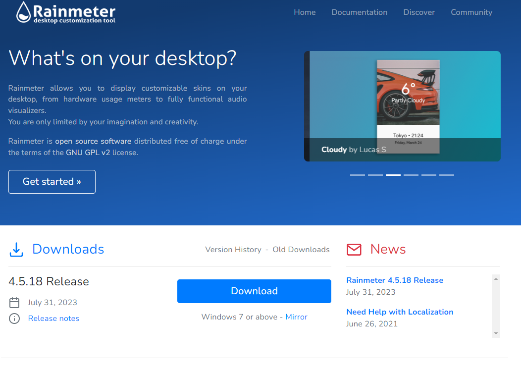 pixsoul and rainmeter – pixsoulau